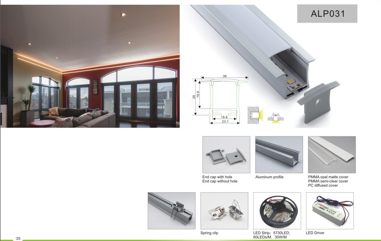 LED Aliminium Profile ALP031