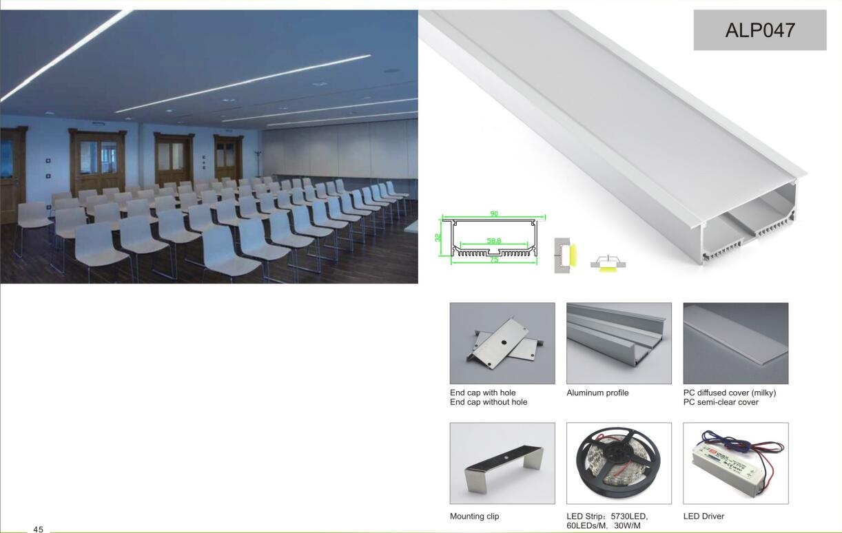 LED Aliminium Profile ALP047